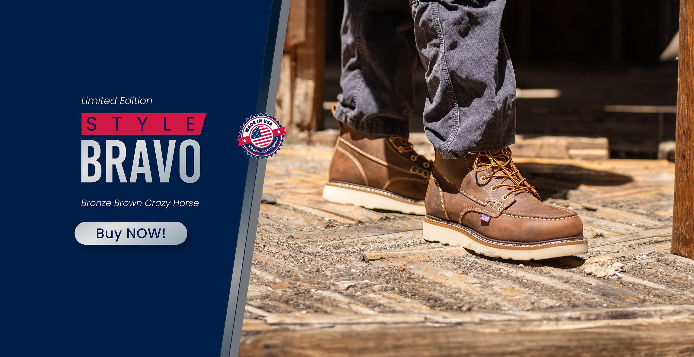 US Boot Work Boot | Made in USA | USA Leather