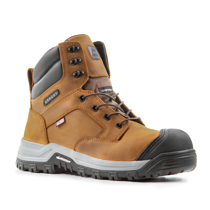 Echo Men’s Composite Safety Toe Work Boot – US Boot